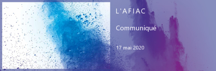 AFIAC/Communiqué - 17 mai 2020 - AFIAC